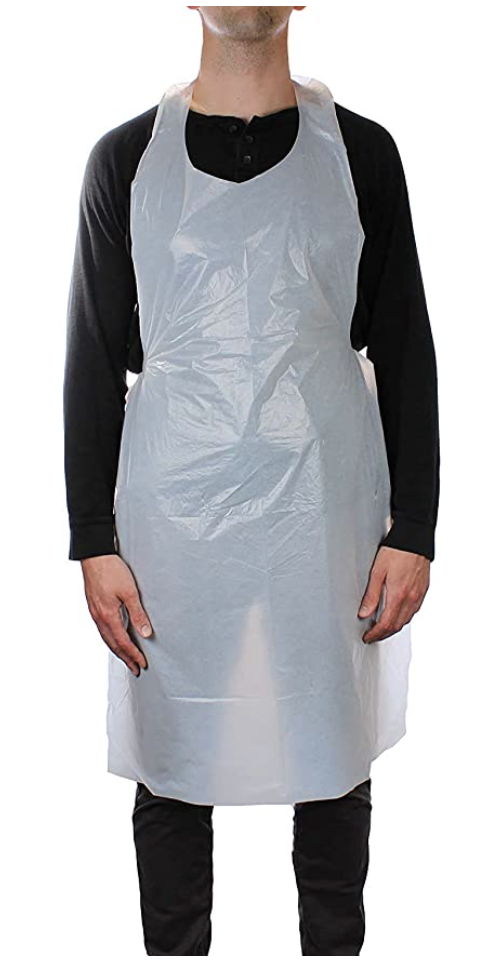 Grembiule monouso impermeabile non sterile in LDPE. PEZZI 100 - Mercò