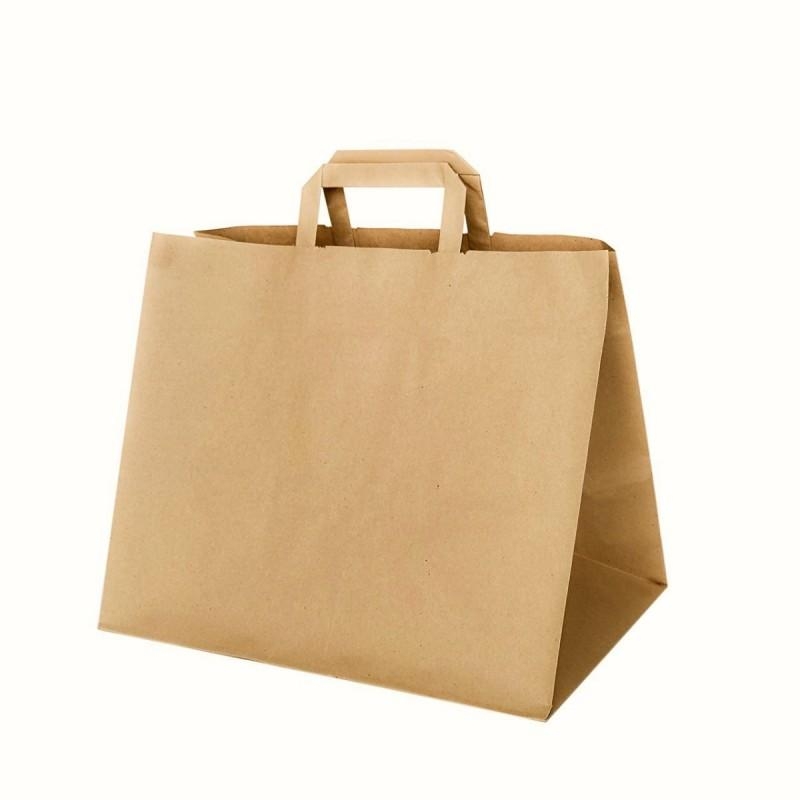 Shopper carta 36X30X36 colore avana - Mercò