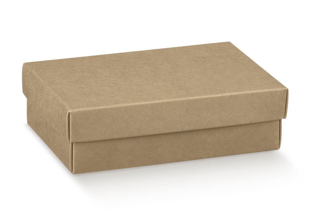 Scatola con coperchio Misure 130x90x40 Colore Avana Cartone da 100 ...